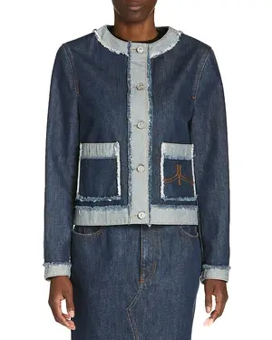 Marni Inside Out Denim Jacket - Blublack