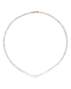 Maje Cascade Diamante Necklace - Gold