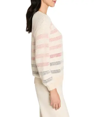 NIC+ZOE Striped Knit Sweater