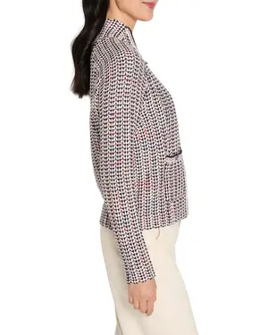NIC+ZOE Tuck Stitch Color Wheel Jacket