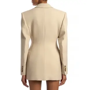 Wardrobe.NYC Double-breasted Contour Blazer
