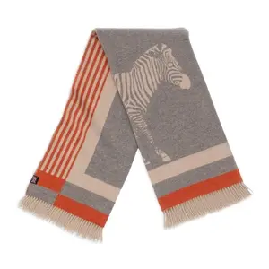 PRINCE OF SCOTS Savanna Equestrian Reversible Merino Wool Throw