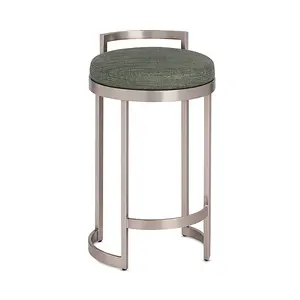 UNIVERSAL Essence Counter Stool - Bianca Willow/white Satin Bronze Finish