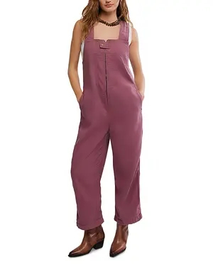 Free People June One Piece Jumpsuit - Rose Brown