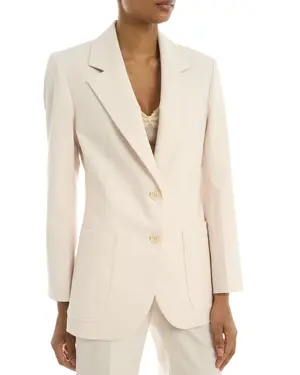 Victoria Beckham Patch Pocket Jacket - Bone