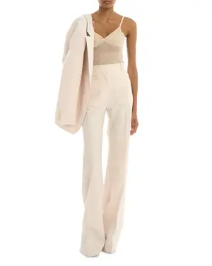 Victoria Beckham Patch Pocket Jacket - Bone