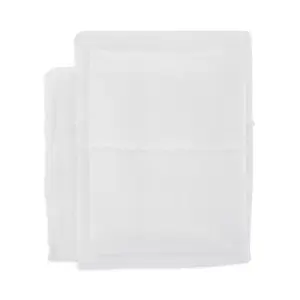 POM POM AT HOME Remi Linen Blend Frayed Sheet Set, King - White