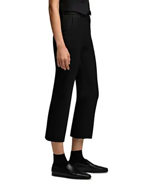 ARGENT Cropped Straight Trousers