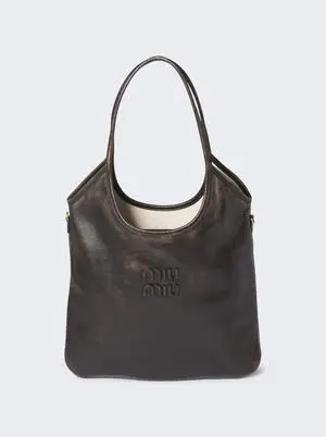 Miu Miu Ivy Nappa Leather Tote Bag