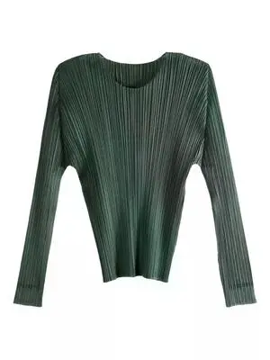 Pleats Please Issey Miyake Long Sleeve Tops