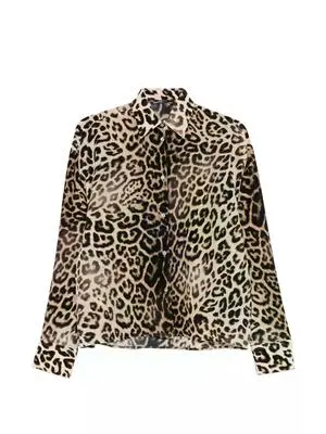 Ermanno Scervino Leopard-print Button-down Shirt