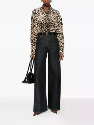 Ermanno Scervino Leopard-print Button-down Shirt