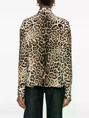 Ermanno Scervino Leopard-print Button-down Shirt