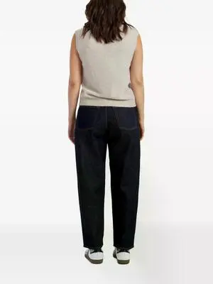 Chinti & Parker Cashmere V-neck Sleeveless Top - Neutrals