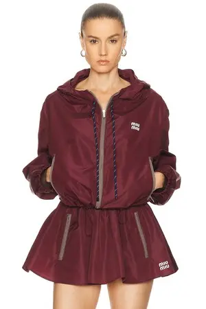 Miu Miu Cropped Track Jacket