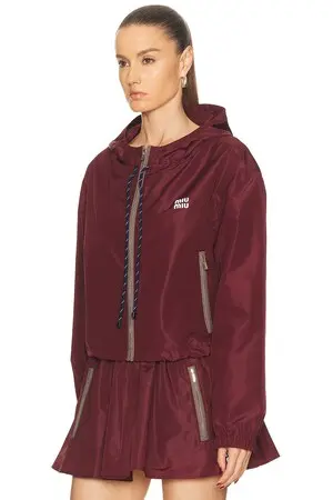 Miu Miu Cropped Track Jacket