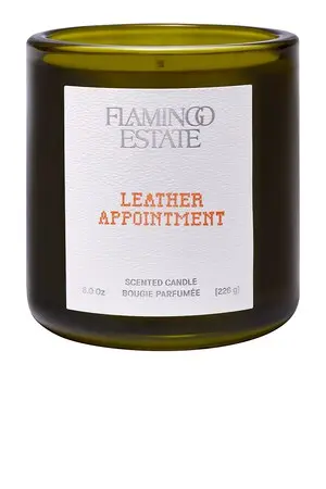 FLAMINGO ESTATE Leather Appointment 8oz Candle - N,a