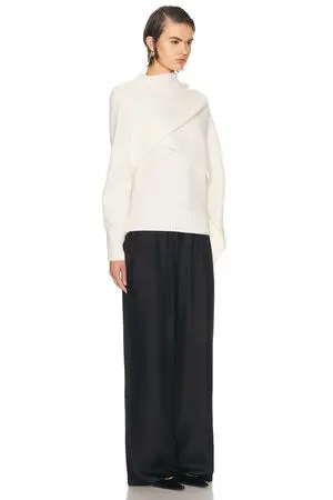 A.L.C. Davin Shawl Sweater - Ivory