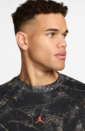JORDAN Brooklyn Long-sleeve Cotton T-shirt