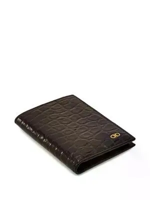 FERRAGAMO Gancini Alligator-leather Wallet