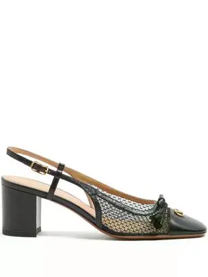 Valentino Garavani Valet Du Roi Slingback Pumps - Black