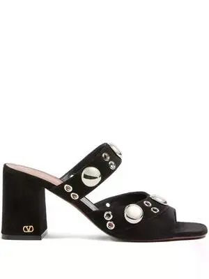 Valentino Garavani Studs Logo-plaque Sandals
