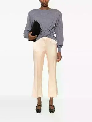 Ermanno Scervino Cropped Flared Trousers