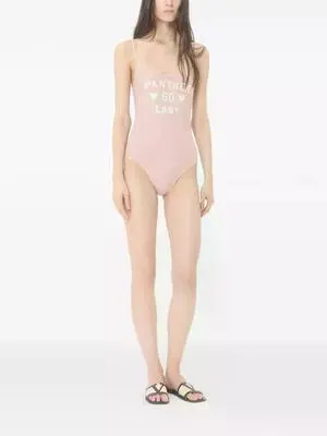 Valentino Garavani Printed One-piece Swimsuit - Pink