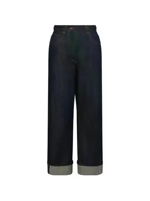 Thom Browne Five-pocket Jeans With Cuffed Hem