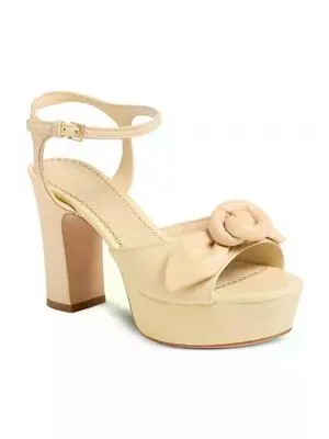 Cinq À Sept Arianna Knotted Platform Sandals - Neutrals