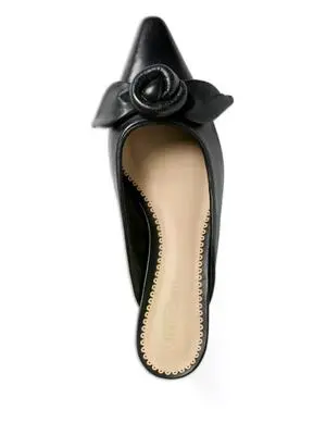 Cinq À Sept Layla Rose-detail Heel Mules