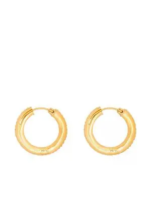 CHRONOS Sterling Silver Tsvara Hoop Earrings