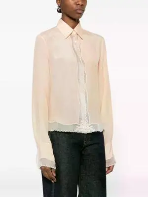 Ermanno Scervino Lace Button-up Shirt