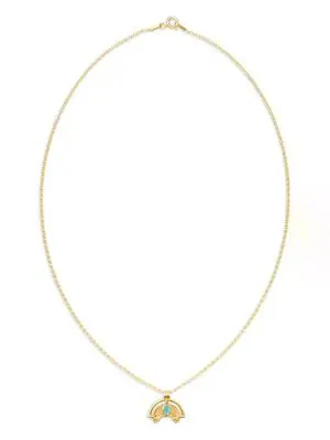CHRONOS Sterling Silver Pendant Necklace - Gold