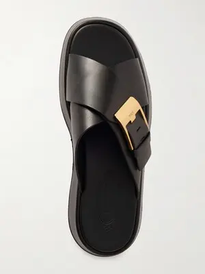 TOD'S Buckled Leather Sandals