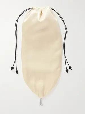 SOPHIE BUHAI Teardrop Embellished Satin Pouch