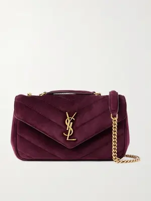 Saint Laurent Burgundy Handbags