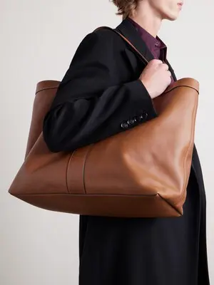 Saint Laurent Marais Leather Tote Bag