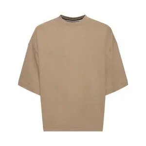 Nike Sportswear Tech Fleece Reimagined Oversized Short-sleeve Sweatshirt - Grey