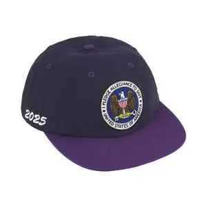 Supreme Pledge Allegiance 6-panel Hat - Blue