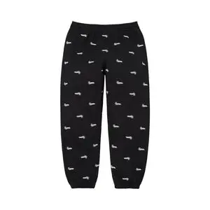 Supreme Repeat Script Sweatpant - Black