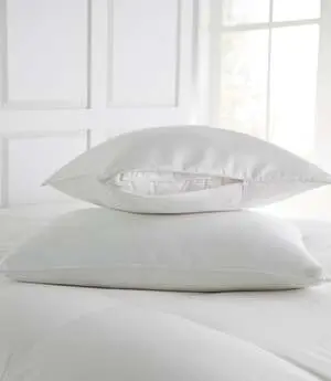 PEACOCK ALLEY Pillow Protectors - White