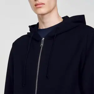 Sandro Oversized Zip-up Sweatshirt With Hood