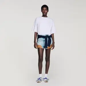 Sandro Embroidered Logo T-shirt - Grey