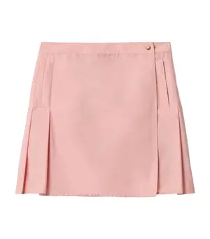 Burberry Stretch Pleated Mini Skirt