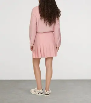 Burberry Stretch Pleated Mini Skirt