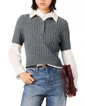 Maje Embellished Shirts For Women