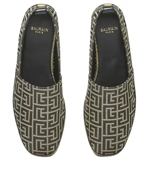 Balmain Monogram Jacquard Espadrilles