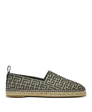 Balmain Monogram Jacquard Espadrilles