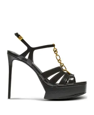 Balmain Platform Sandals - Black